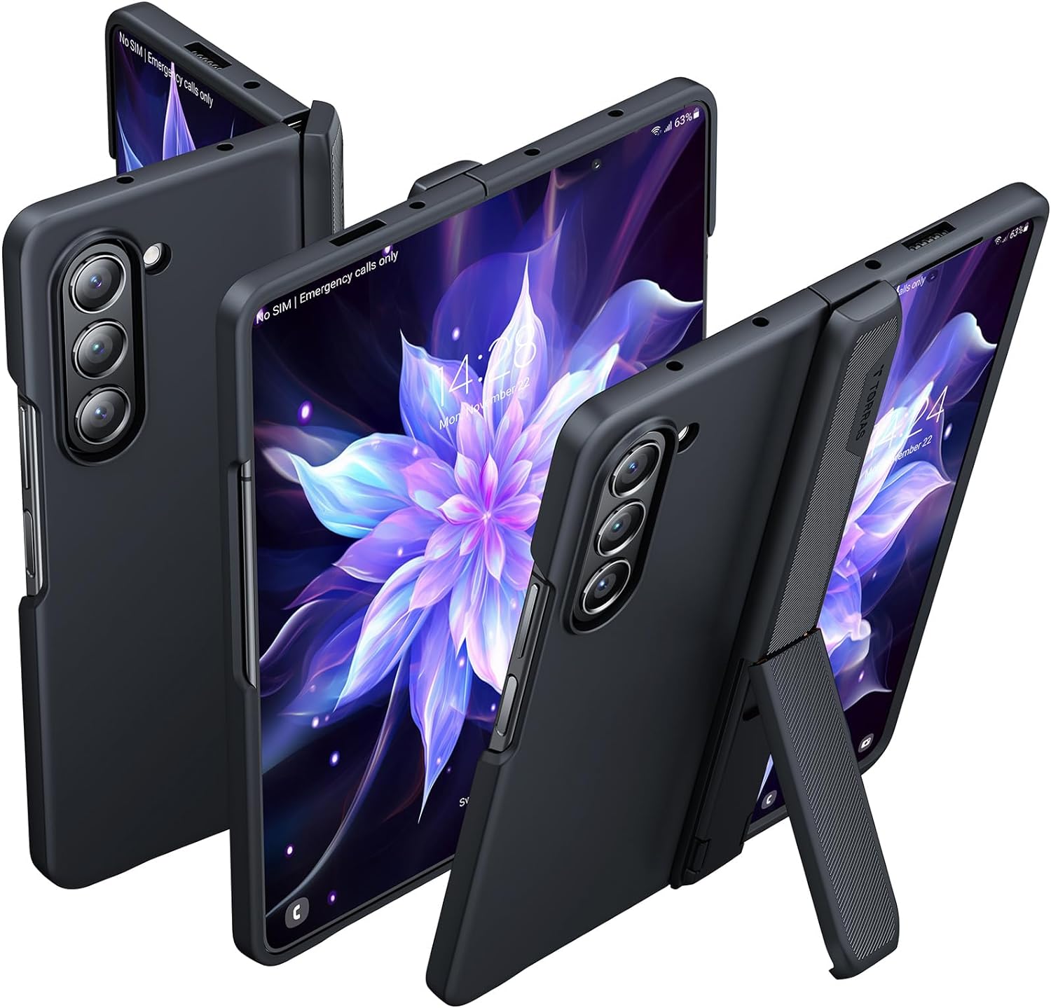 TORRAS Armor Stand Galaxy Z Fold 6 Case, [MIL-Grade Hinge Protection ...