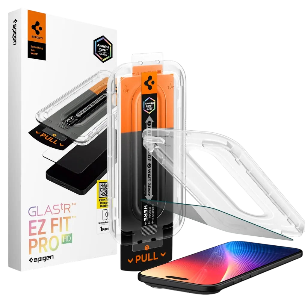 Spigen Privacy Screen Protector Glas.tR EZ Fit Pro HD for iPhone Air (1 ...